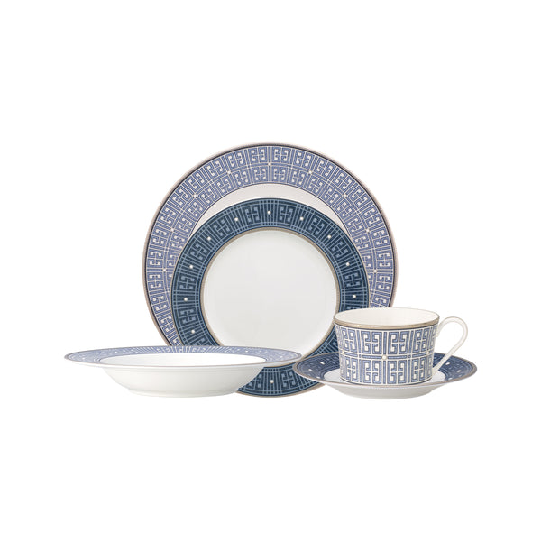 Noritake 47Pcs Dinner & Tea Set for 8 Person - Infinity Blue (Copy)